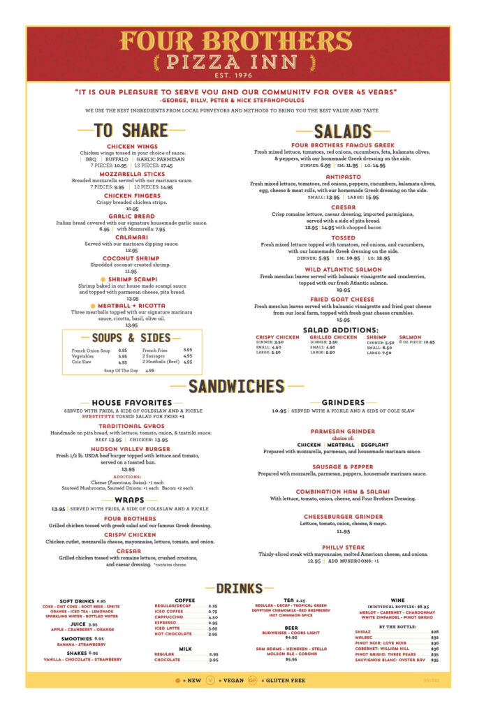 Four Brothers | How to Order